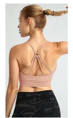 Cina le cinghie leganti del reggiseno degli sport delle donne di Paded di resistenza all'usura indietro in vendita