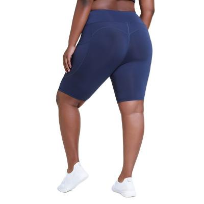 Cina LOGO Women su misura ' S più yoga della vita di usura di yoga di dimensione alta mette 280g in cortocircuito in vendita
