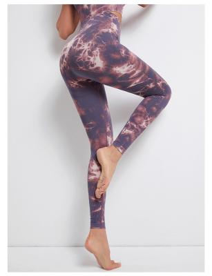 Cina BSCI ha certificato le calzamaglia senza cuciture di yoga delle ghette dell'yoga delle donne della tintura della immersione in vendita