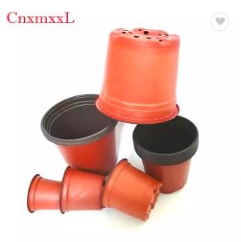 China high-quality hydroponic fresh flower pot pp double color plastic flower pot with competitive price. for sale