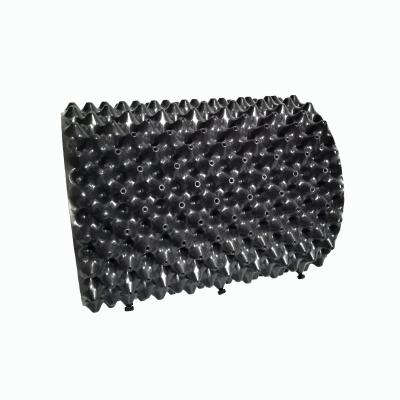 Cina HDPE material black plastic root control pots for Locust in vendita