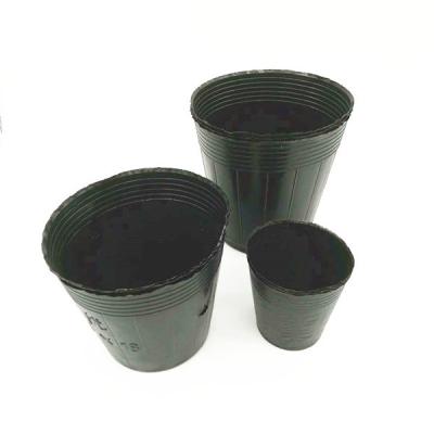 Tamanho personalizado PVC preto PS plástico suave flor de nutrição pote para plantio