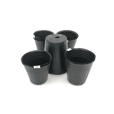China wholesale black soft plant plastic flower pots for sale