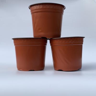 China Soft Thickened Edge PP 3 Gallon Plastic Flower Pots Bottom Drainage for sale