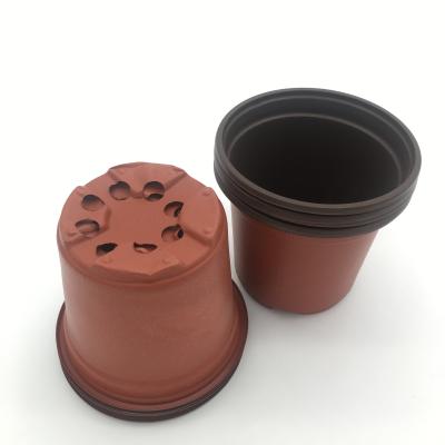 China New style Black flower plant pot Plastic pots large plastic garden pots for plants for sale
