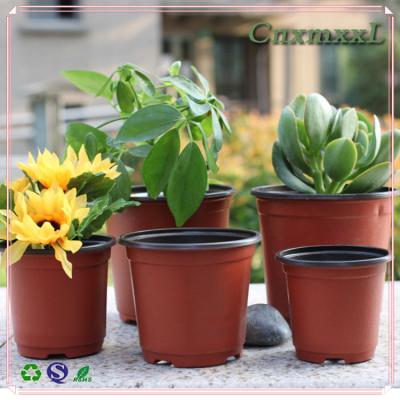 Cina Manufactures wholesale PP plastic material   flower container pots in vendita