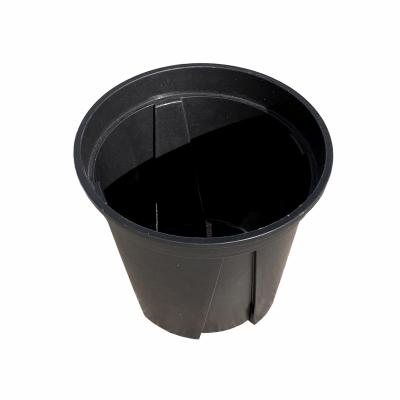 Cina Vaso all'aperto di plastica nero personalizzabile alto Quanlity di gallone del vaso di fiore in vendita