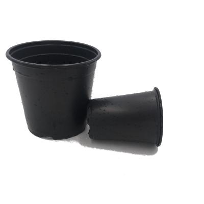 China Lightweight 1 Gallon Plastic Flower Pots 18.5cm For Leek Seedling for sale