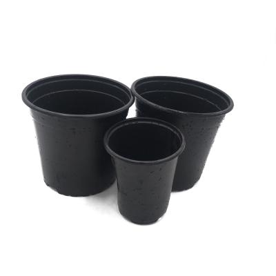 Cina Vaso all'aperto di plastica nero personalizzabile alto Quanlity di gallone del vaso di fiore in vendita