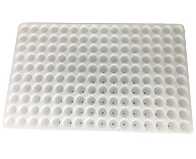 China Floating EPS Foam Plastic Seedling Tray Recycled 160 Round Cell Seed Tray for sale