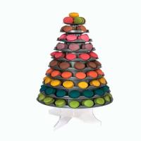 China Clear Plastic 10 Tier Macaron Stand 62cm Macaron Wedding Display for sale
