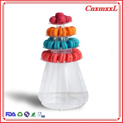 중국 4개 층 마카롱 탑 판매용