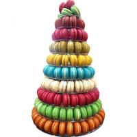 China 10-layer macarons display tower macaron tower for sale
