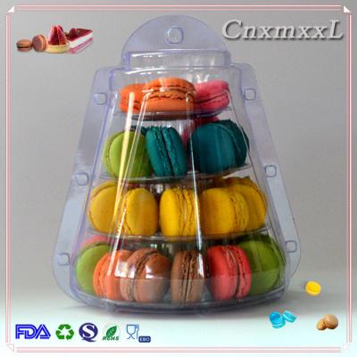 Cina 4 tier macaron display tower stand for french macaron in vendita