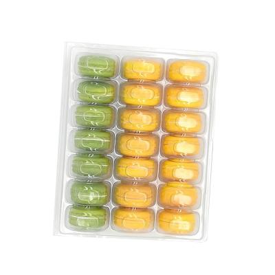 China 21pcs clamshell blister macaron box packaging macaron display tray macaron tray wholesale for sale