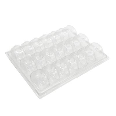 China 21pcs clamshell blister macaron box packaging macaron display tray macaron tray wholesale for sale