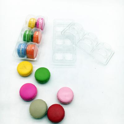 China Customized food blister packaging macaron /candy/cookie/chocolate plastic  pack tray for sale
