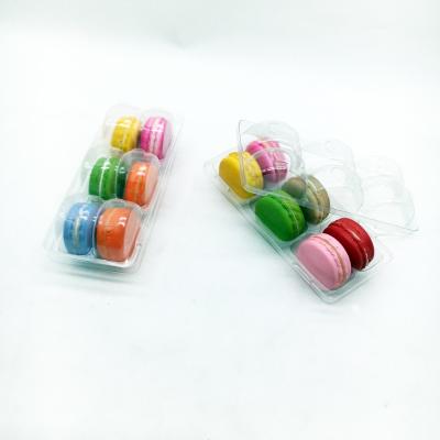 중국 Customized food blister packaging macaron /candy/cookie/chocolate plastic  6 pack tray 판매용