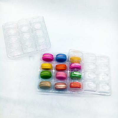 중국 Plastic macaron packaging customized blister PVC/PET package tray 판매용
