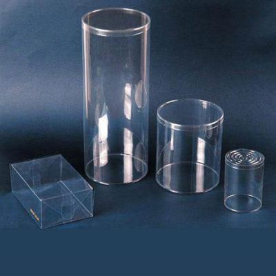 Cina Chiara metropolitana del cilindro del PVC dei recipienti di plastica della metropolitana del cilindro con il coperchio in vendita