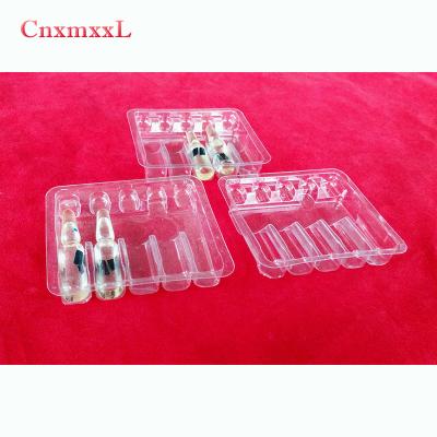 China ISO Certificate Vial Ampoule Trays Plastic Packing Tray For 2ml 3ml 5ml 10ml for sale