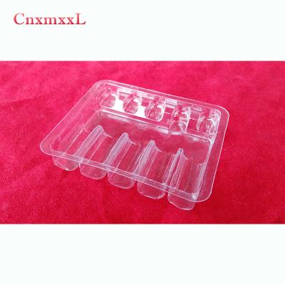 China ISO Certificate Vial Ampoule Trays Plastic Packing Tray For 2ml 3ml 5ml 10ml for sale