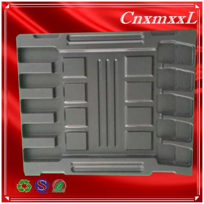 China ESD Vacuum Forming Antistatic Plastic Blister Packaging Tray For Electronic for sale