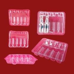 China White Plastic Ampoule Tray Packaging 10ml Glass Vial Trays Plastic Ampoule Box for sale
