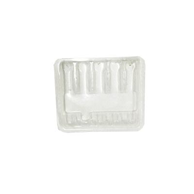 China plastic tray for ampoule vial tray packaging ampoule box1ml,2ml, 3ml,5ml, 10ml plastic vial tray blister can be customization à venda
