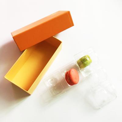 China Hot selling long macaron holder custom printing cardboard box with high quality for sale