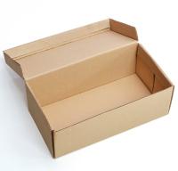 China Light 20pcs Foldable Brown Corrugated Paper Packaging Flat Shipping Box for sale