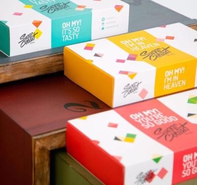 China new design red macaron paper box can catch everyone's eyes easily for sale