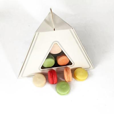 China Paper Macaron Packaging Tower Hold 9 Pcs 2 Tiers Macaron Tower for sale