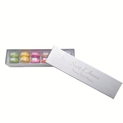 중국 플라스틱 내부와 사치 12 PC 마카롱 패키징 은 크라프트지 용지함 판매용