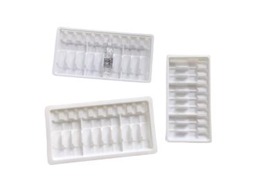 China Customized Inner Shell Plastic Medicine Packaging Box With Ampoule Bubble Shell for sale