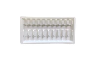 China White Water Injection Blister Packing 1mlx10 Plastic Inside Ampoule Bottle Tray for sale