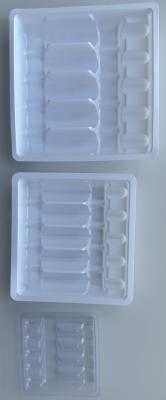 중국 1ml 2ml 5ml 10ml 5 팩 앰풀 트레이 PET 진공 트레이 사용자 정의 판매용