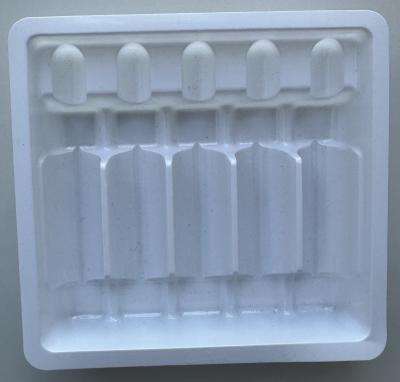 중국 1ml 2ml 5ml 10ml 5 팩 앰풀 트레이 PET 진공 트레이 사용자 정의 판매용