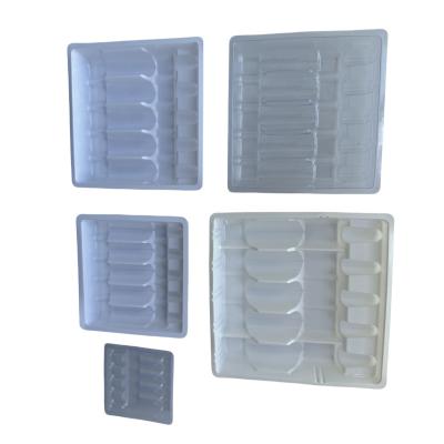 China 1 ml 2 ml 3 ml injectieampullen zelfklevend etiket PET ampullen bak aanpassing Te koop