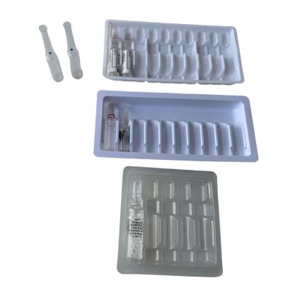 中国 水注射用パッケージスーツ 1ml 2ml 3ml ガラスボトル アンプル トレイ ラベルのカスタマイズ 販売のため