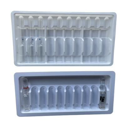 中国 PET包装用トレイ 薬剤 水注射 アンプル トレイ パーソナライズ 販売のため