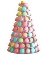 China Customize Plastic Macaron Packaging With PET Inner Tray for sale