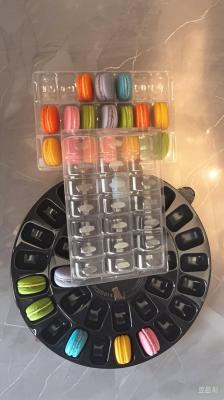 중국 개인화된 플라스틱 마카론 포장으로 가져가기 주문을 사용자 정의 판매용