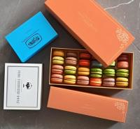 China Transparent  40 Pieces Plastic Macaron Packaging Macaron Serving Tray for sale