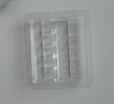 China Transparent plastic ampoule ampoule 1 ml, 2 ml, 3 ml, 5 ml, 10 ml plastic vial tray blister can be customized for sale