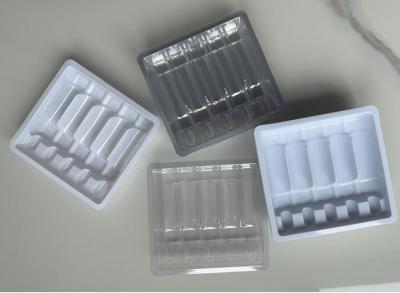 China Custom 5ml Ampere Packaging Tray Medicine Packaging Boxes Rectangle Shape for sale