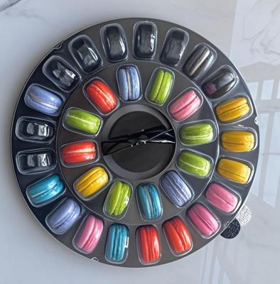 Cina Formaggio Imballaggio di plastica Macaroon Box Biscuit Mung Bean Cake Candy Green Ball Box Packing Wholesale in vendita