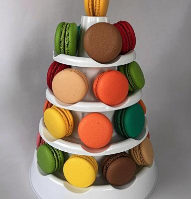 중국 내구성 신선한 마카론 패키지 상자 프리미엄 선물 상자 6 조각 프랑스 샌드위치 쿠키 베이킹 판매용