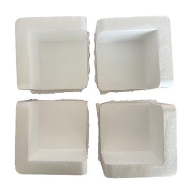 China Proteção de canto de espuma de EPS personalizada para móveis e aparelhos domésticos Proteção de canto para evitar colisões de transporte, proteção de borda de espelho de porta e janela à venda