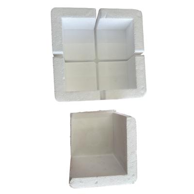 China EPS foam corner protection customized protection customization of right angle parts such as glass plate, electronic equipment and furniture for sale